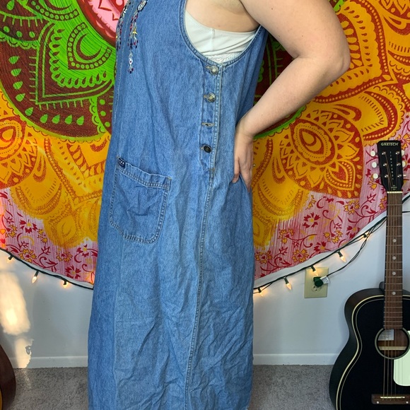 Vintage | Dresses | Vintage Denim Frock Dress | Poshmark